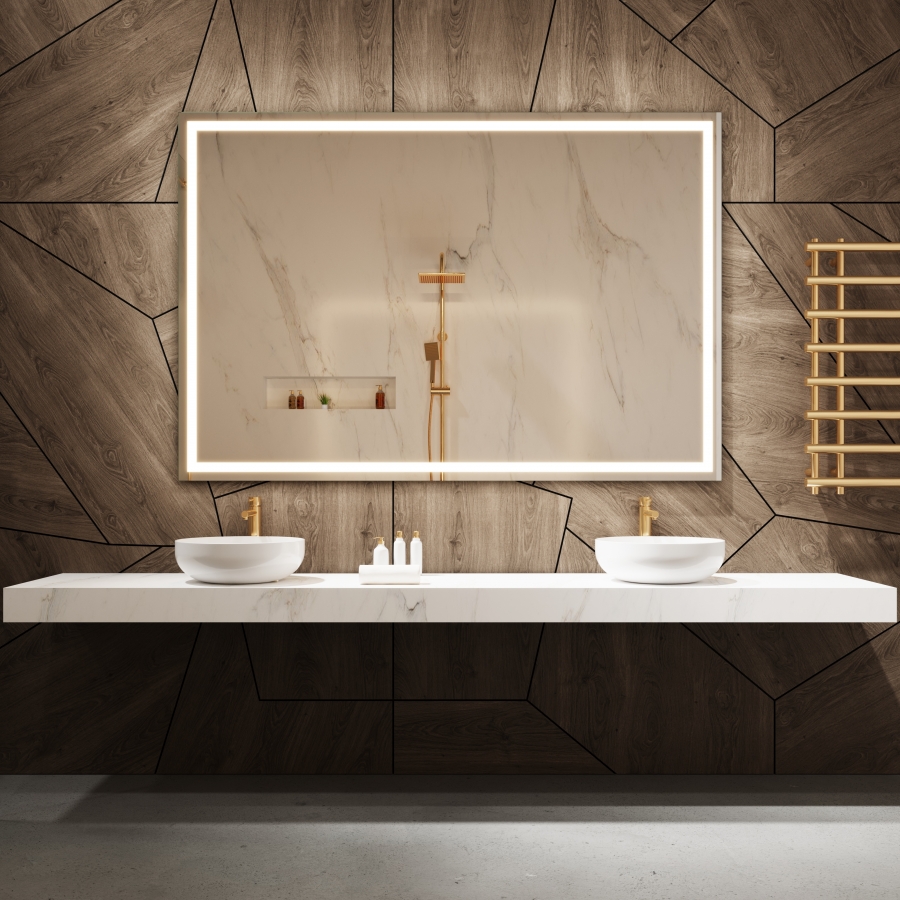 Dimmable Lighted Mirror Galaxy 60 X 40